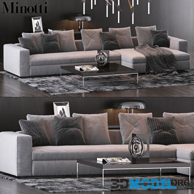 3D Model – Minotti Set 7