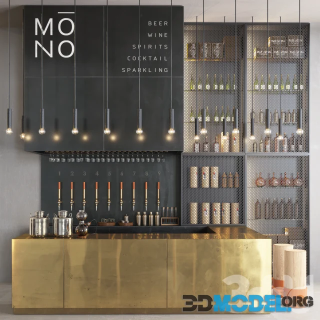 3D Model – Mono Bar