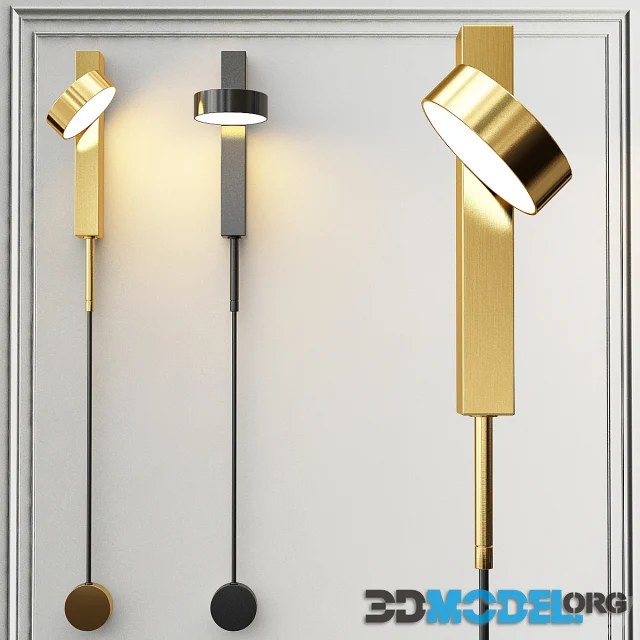 3D Model – Wall lamp