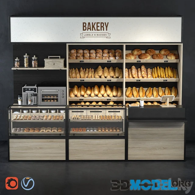 3D Model – Bakery