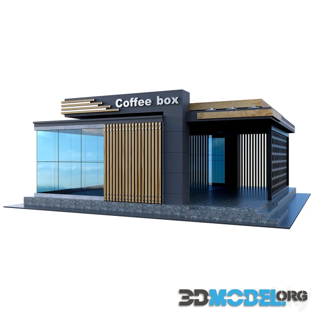 3D Model – Coffee box