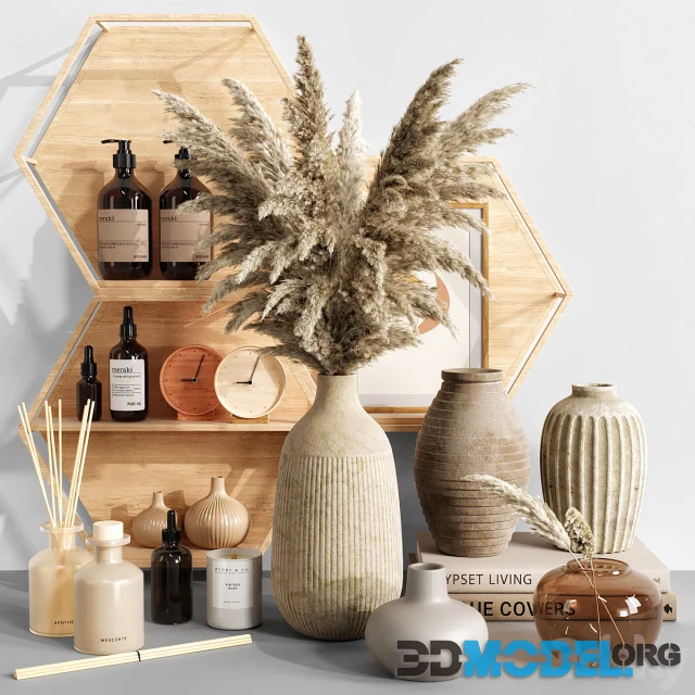 3D Model – Decor set 08