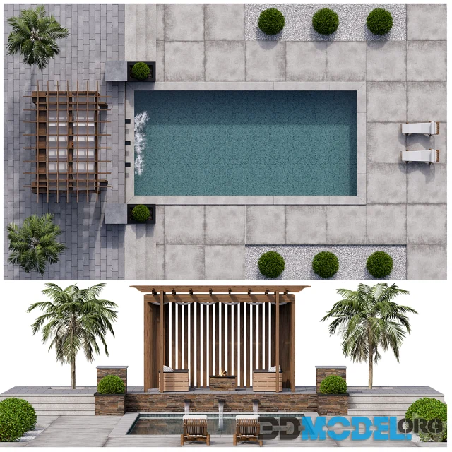 3D Model – Pool 18