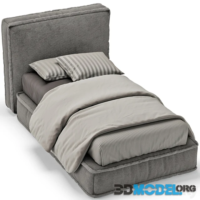 3D Model – Single Bed 14