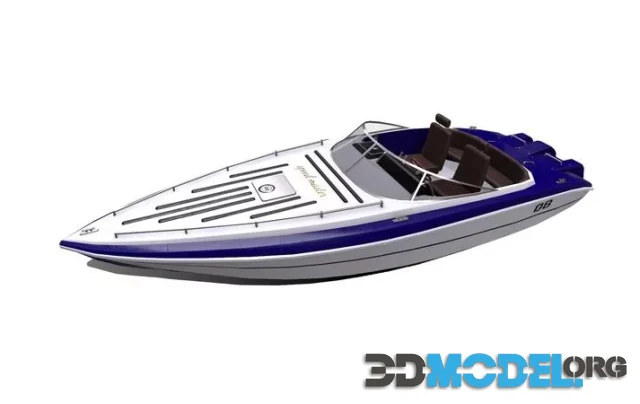 3D Model – Speedboat modern (PBR)