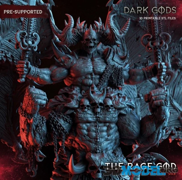 3D Model – The Rage God