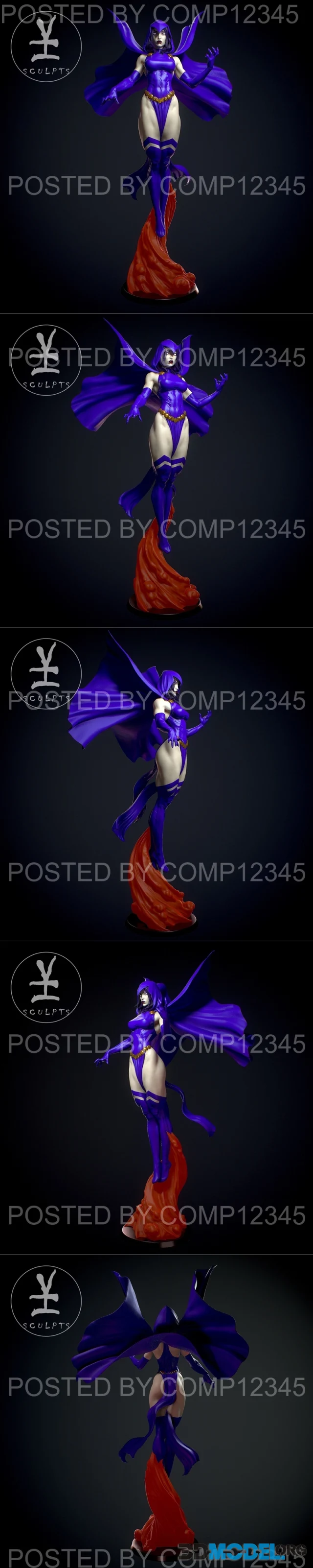 3D Model – Raven - Yan-H – Printable