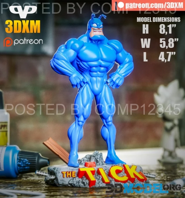 3D Model – The Tick – Printable
