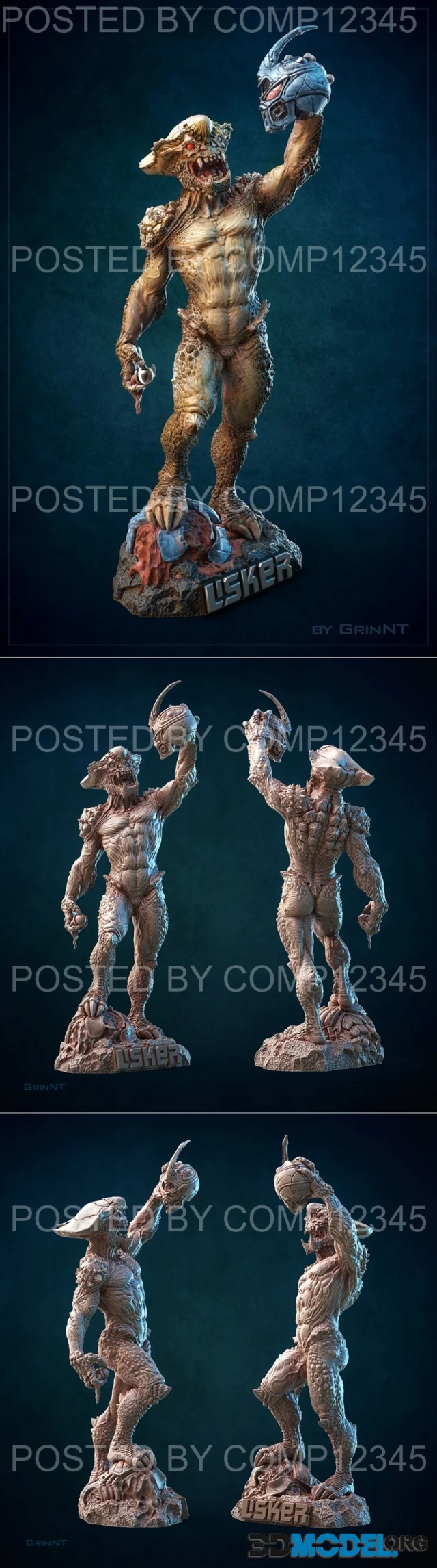 3D Model – Lisker – Printable