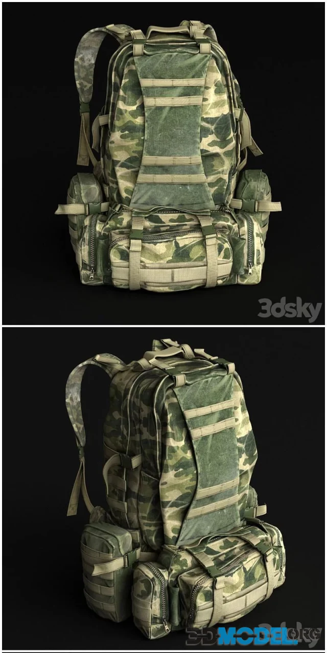 3D Model – Backpack 4