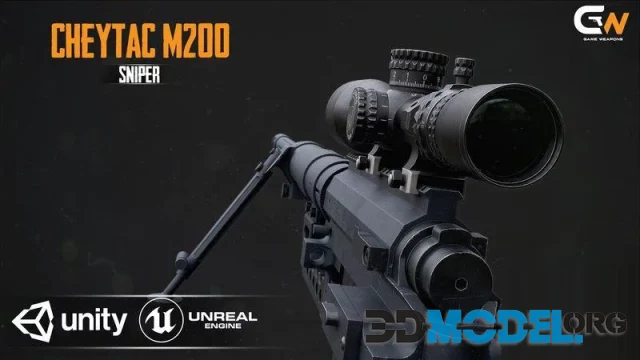 3D Model – CHEYTAC M200