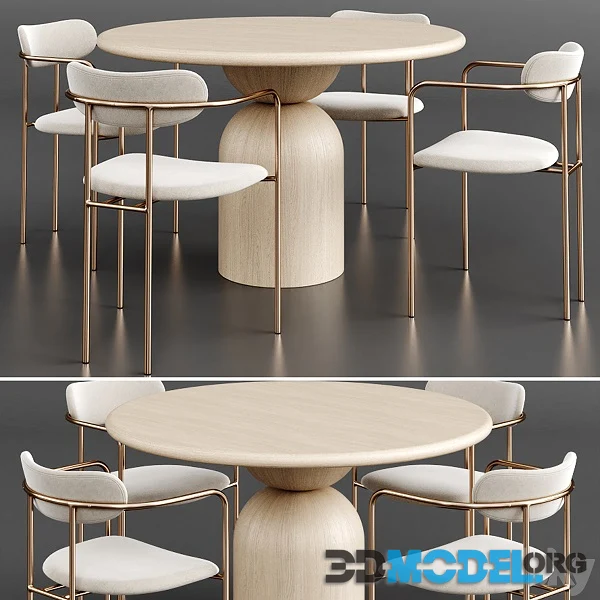 3D Model – Dinning Set 9