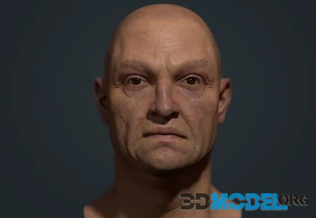 3D Model – Old man