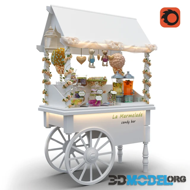 3D Model – Candy bar