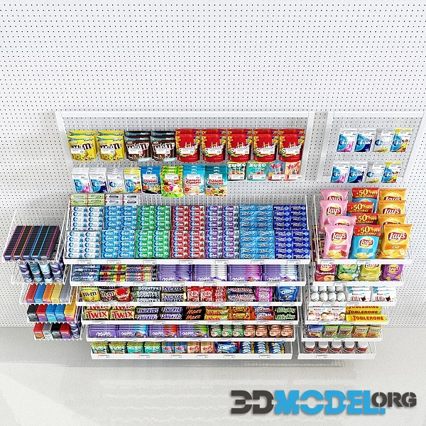 3D Model – Candy Rack 3