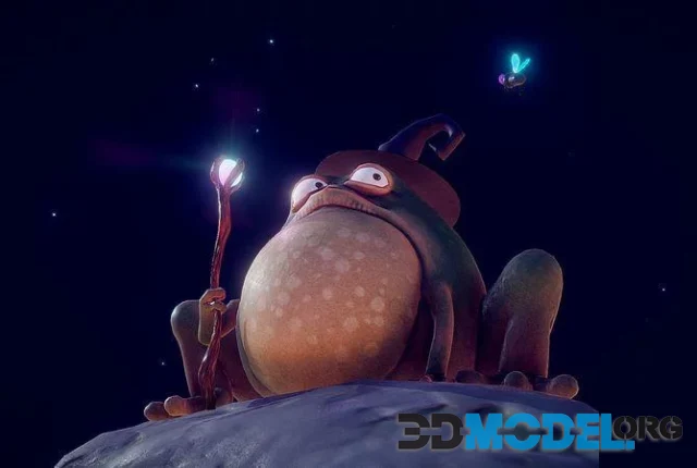 3D Model – Magic Frog (PBR)