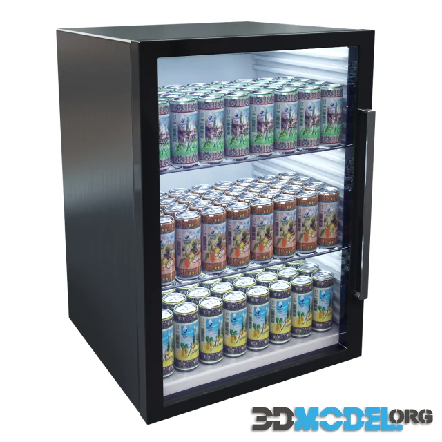 3D Model – Mini Fridge
