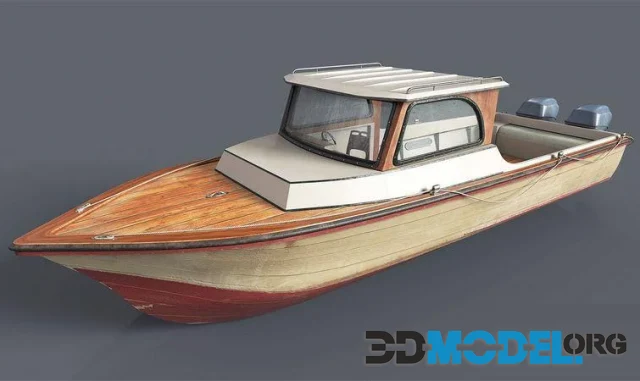 3D Model – Motor Boat
