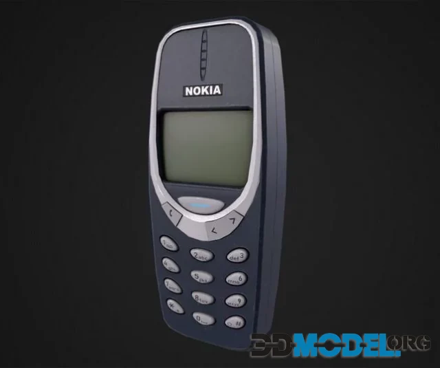 3D Model – Nokia 3310 (PBR)