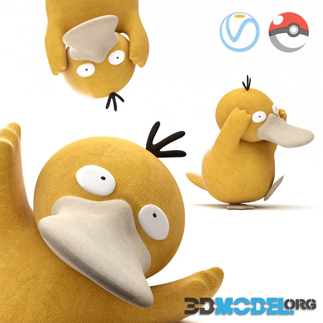 3D Model – PsyDuck
