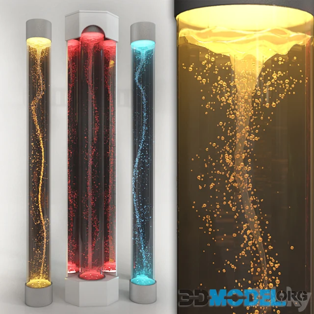 3D Model – Vortex columns