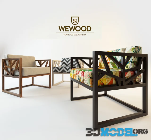 3D Model – WeWood TreeChair