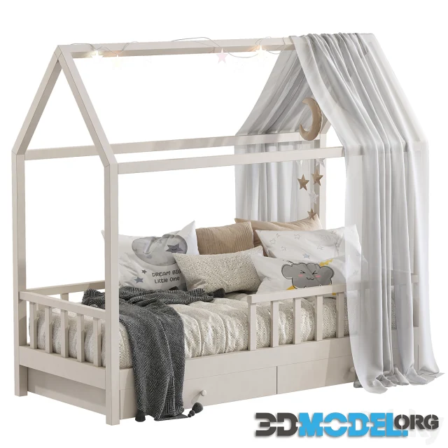 3D Model – Bed-house 337