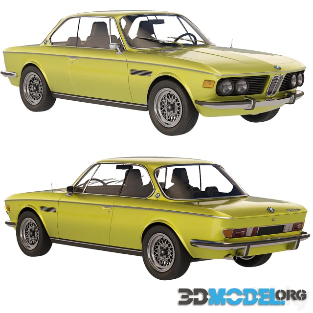 3D Model – BMW E9 1968