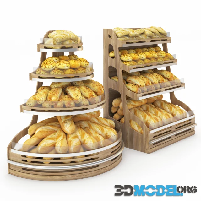 3D Model – Bread Rack