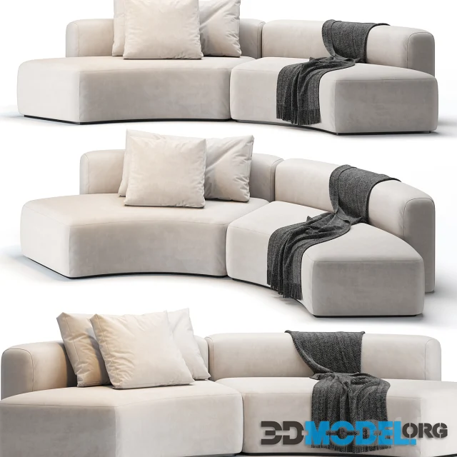 3D Model – Cosy Curve Sofa