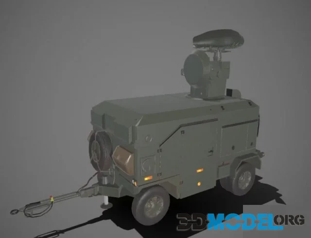 Skyguard Radar System (PBR) » 3D-MODEL.ORG: 3d-models & textures for ...