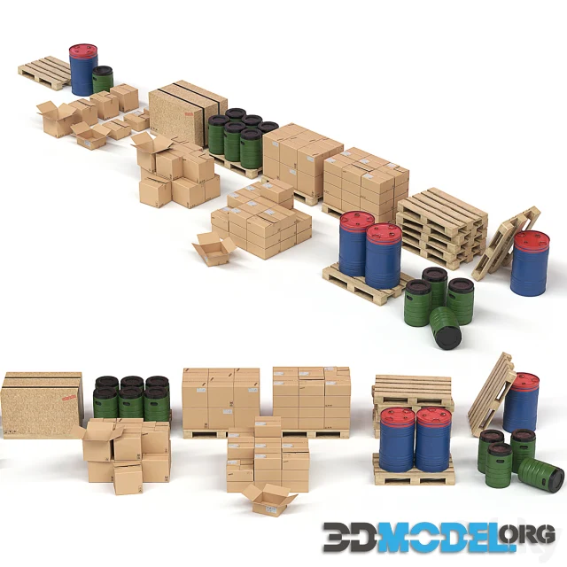 3D Model – Warehouse kit