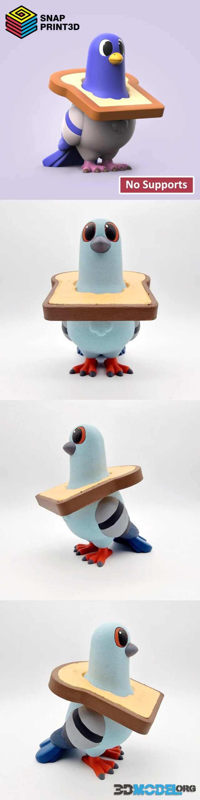 3D Model – Pigeon – Printable