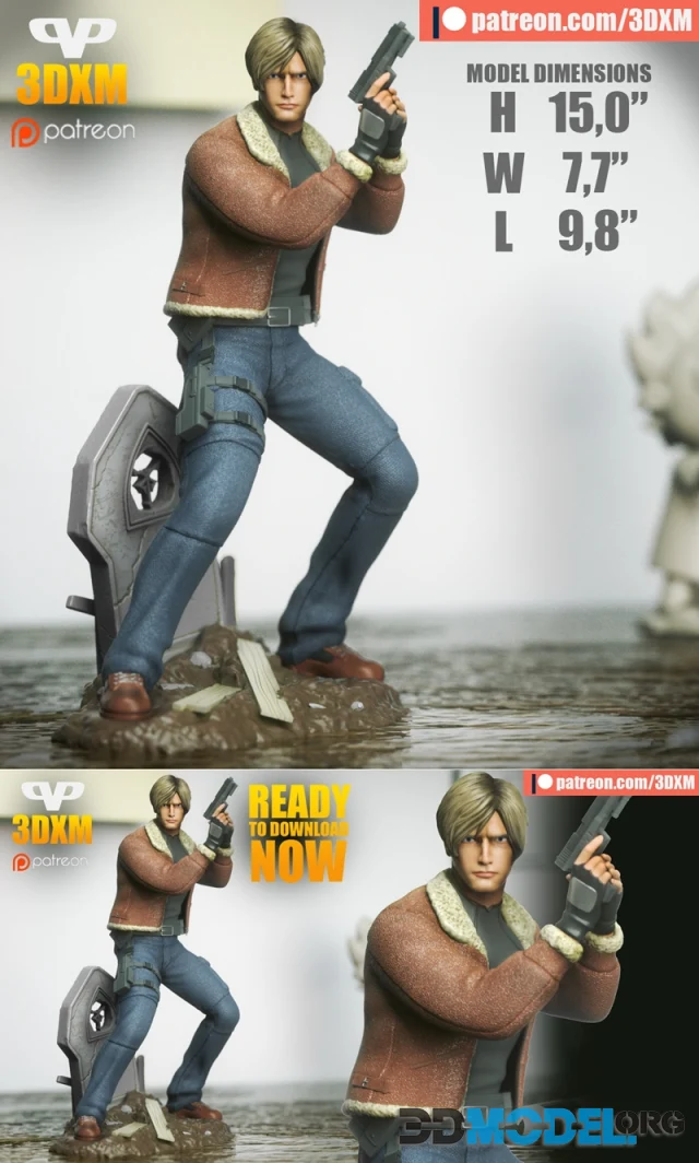 3D Model – Leon RE4 – Printable