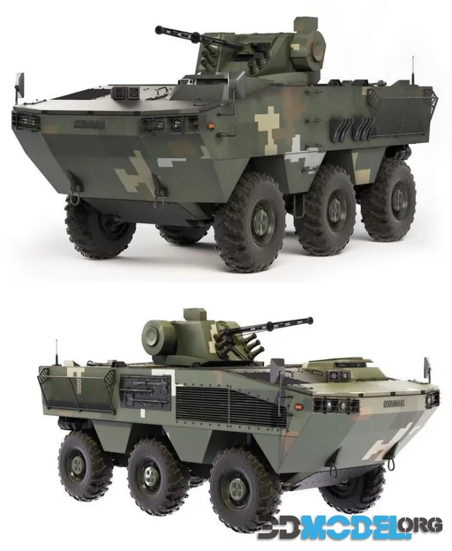 3D Model – BTR Otaman-3