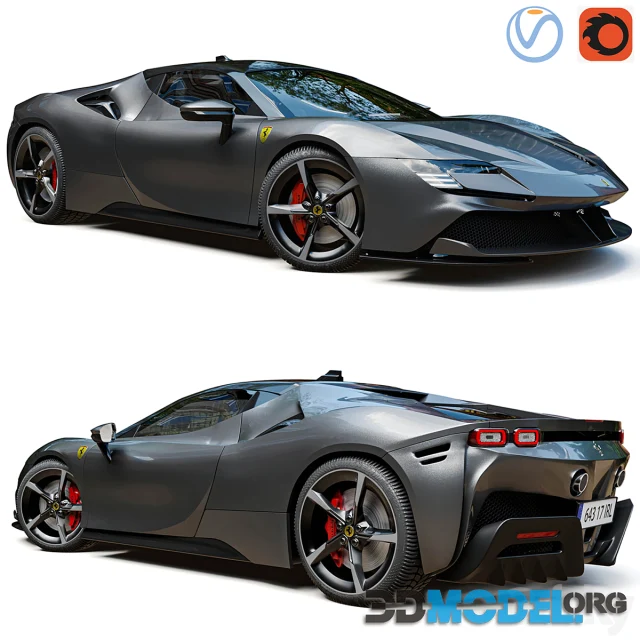 3D Model – Ferrari SF90