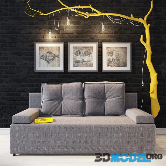 3D Model – Hoff sofa Lisbon