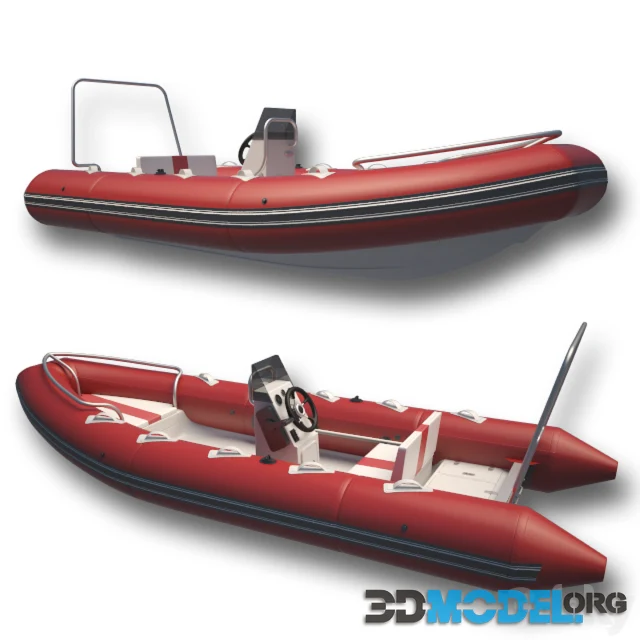 3D Model – Inflatable boat