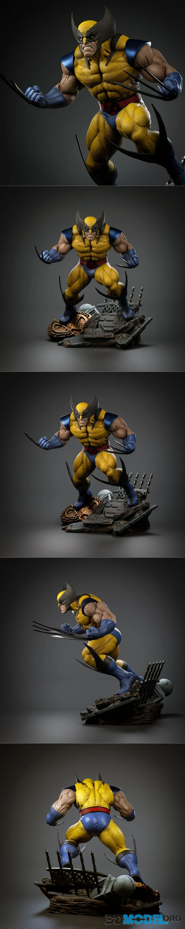 3d Model Wolverine Printable