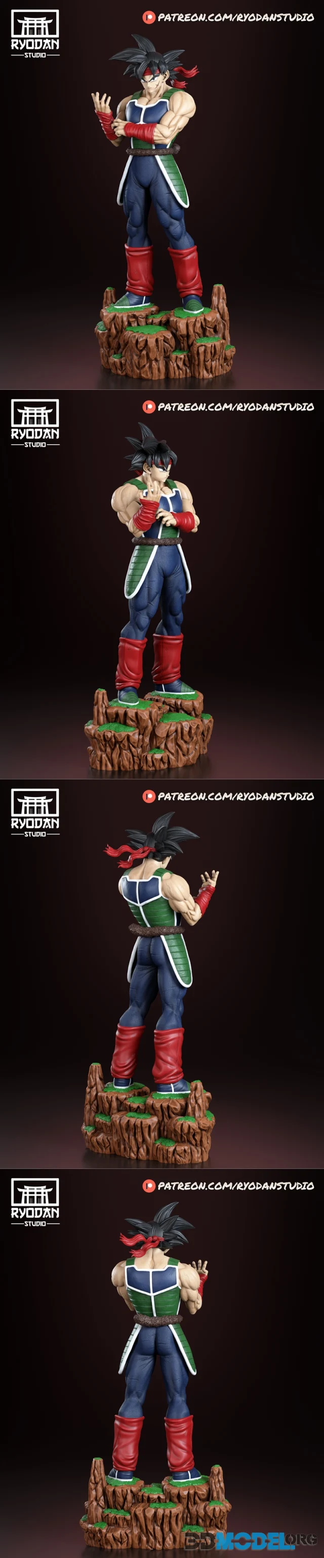 3D Model – Bardock – Printable