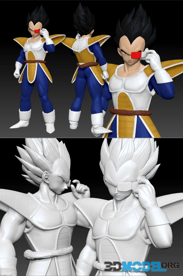 3D Model – Vegeta Scouter - Saiyan Saga – Printable