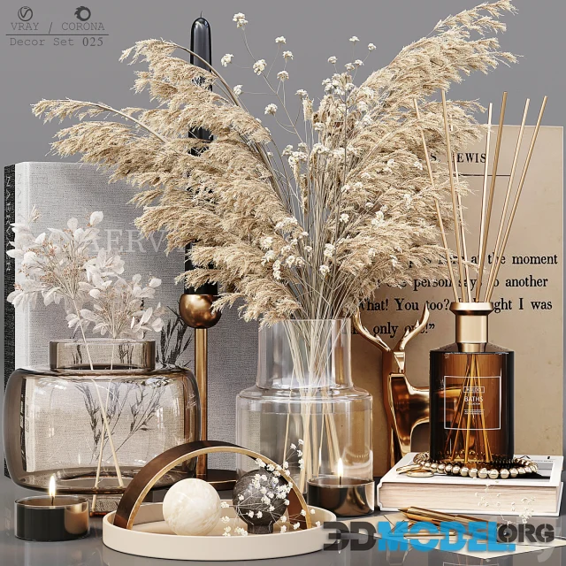3D Model – Decor Set 025