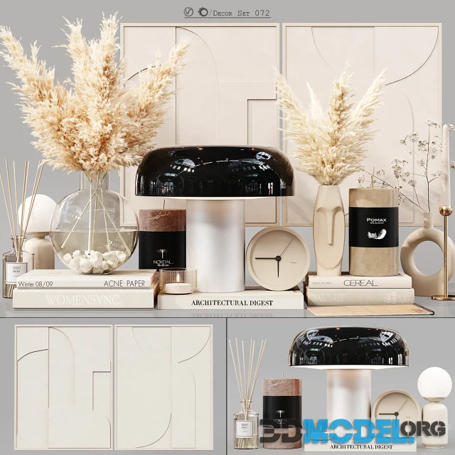 3D Model – Decor Set 072
