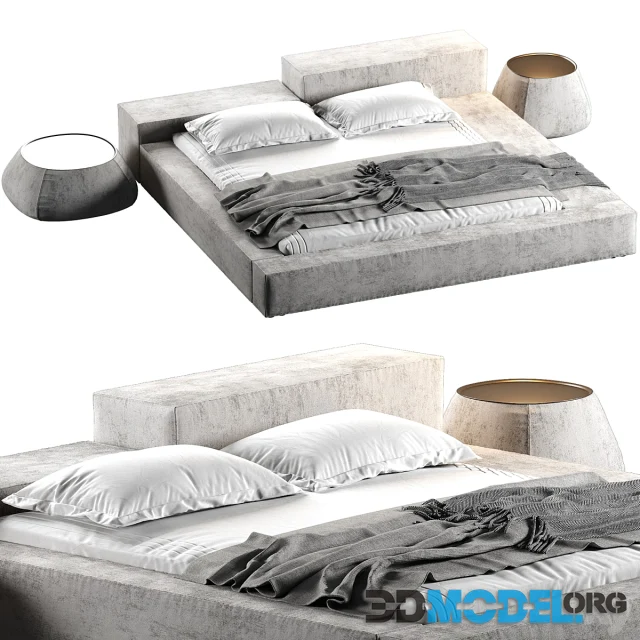 3D Model – Extrasoft Bed