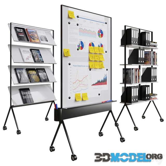 3d Model Office Set
