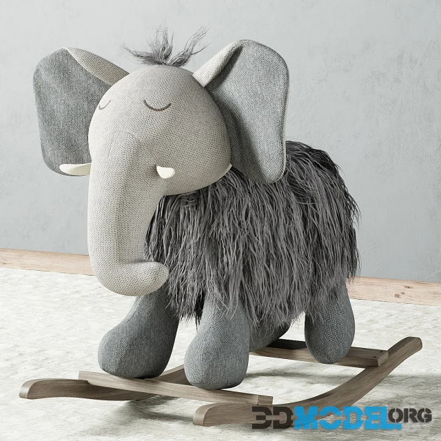 3D Model – Rocking Elephant