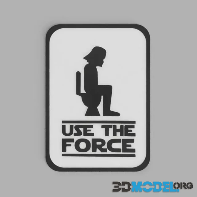3D Model – Use the Force (Printable)