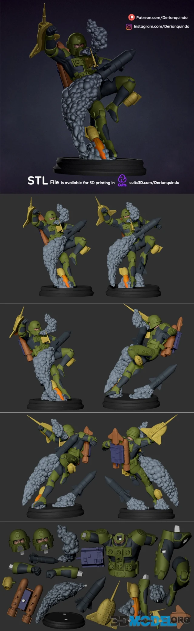 3D Model – Max Ray – Printable