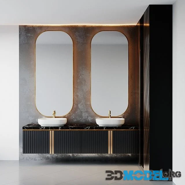 3D Model – bath set 11