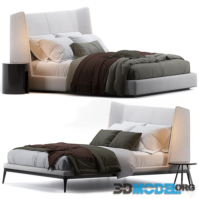 3D Model – Bed by Flexform
